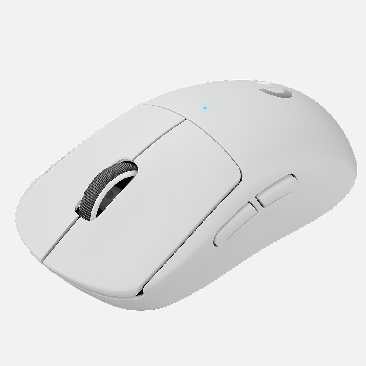 PRO X SUPERLIGHT Wireless Gaming Mouse 34 Front White - Zing Gadget