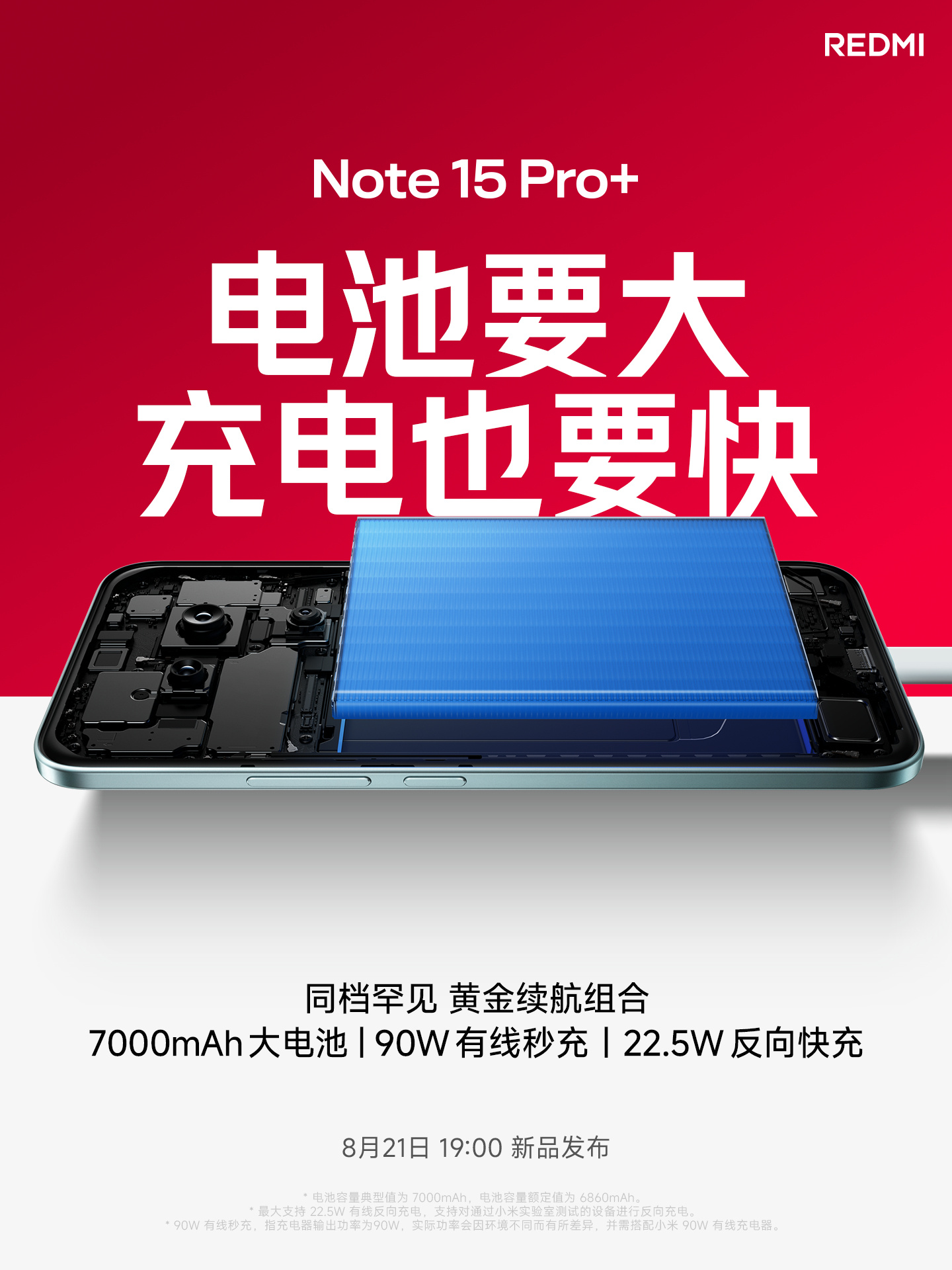 REDMI Note 15 Pro+ 配置公布：7000mAh金沙江电池！支持90W快充、22.5W反充 - Zing Gadget