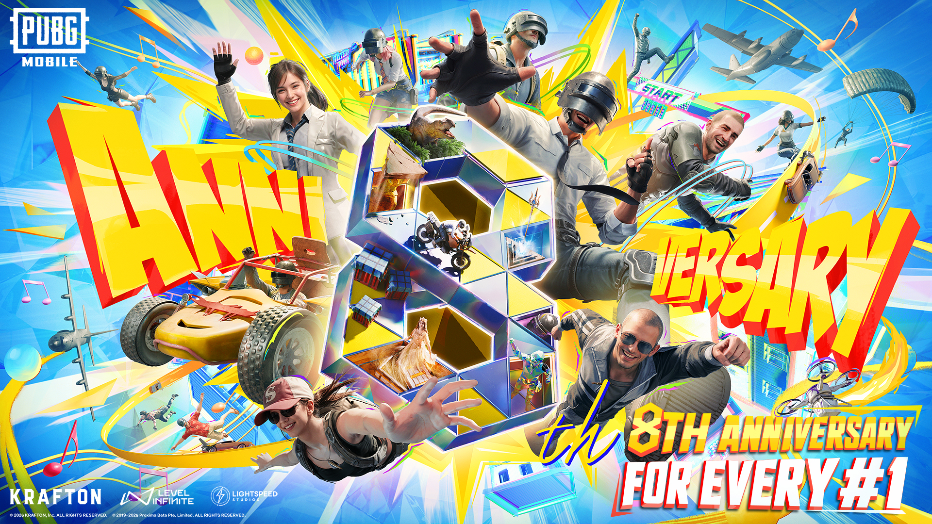 PUBG MOBILE 欢庆8周年！线下活动有友谊赛、Cosplay走秀等，地点在Sunway Pyramid - Zing Gadget