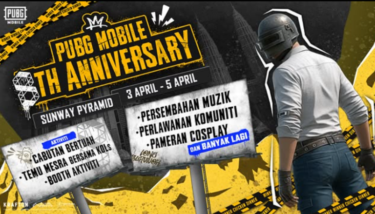 PUBG MOBILE 欢庆8周年！线下活动有友谊赛、Cosplay走秀等，地点在Sunway Pyramid - Zing Gadget